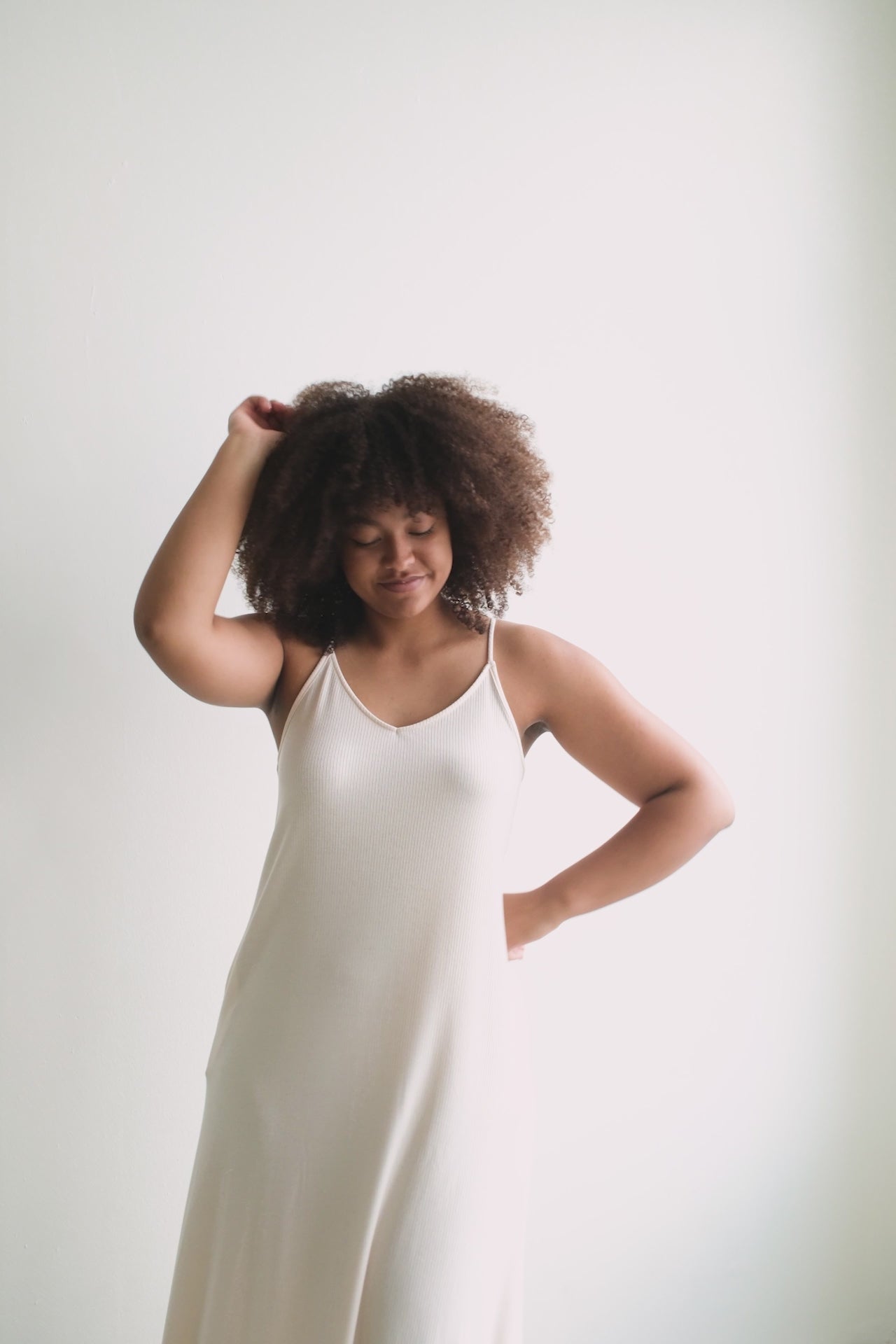 CJ's Favorite Ribbed Spaghetti Dress– CARLY JEAN LOS ANGELES